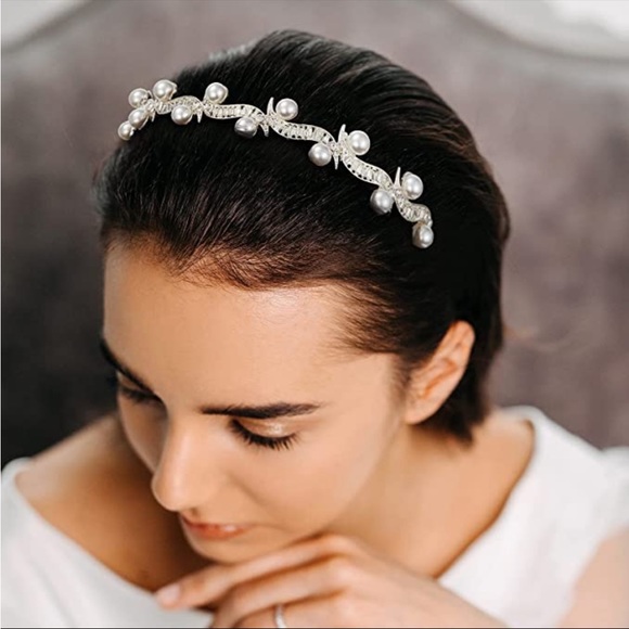 Accessories | Nwt Bridal Pearl Headband | Poshmark